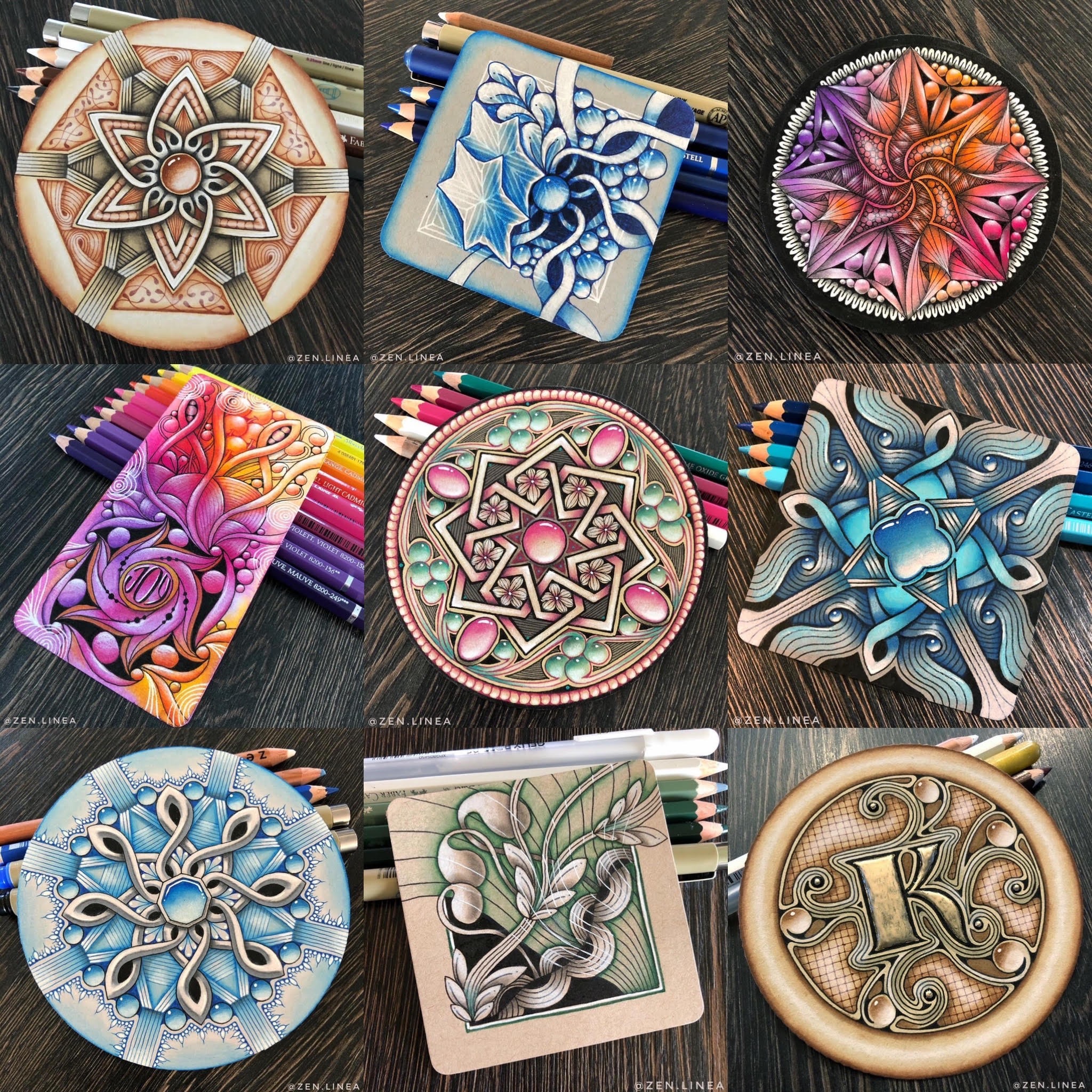 Online Zentangle Art Classes - Zen Linea - Anica Gabrovec