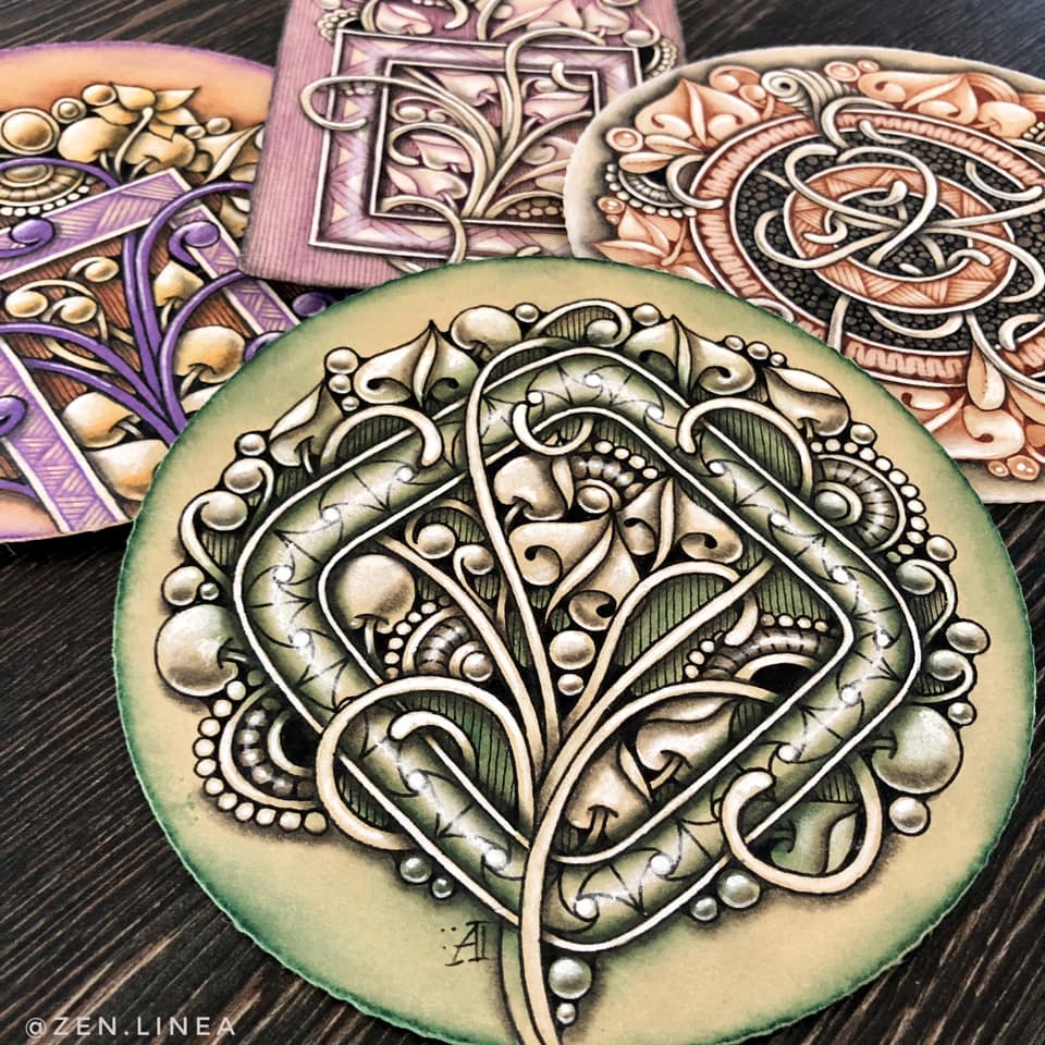 Online Zentangle Art Classes - Zen Linea - Anica Gabrovec